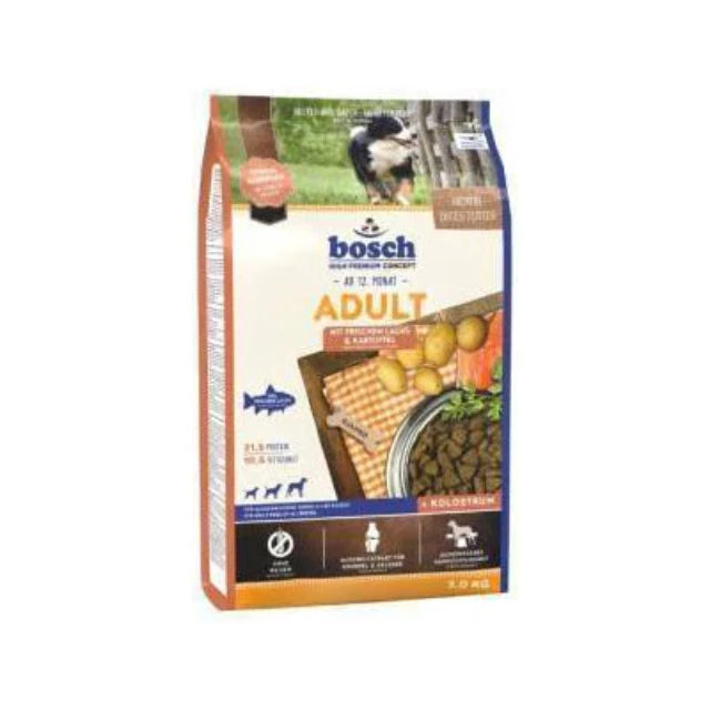 Bosch High Premium Adult Fresh Salmon & Potato Dry Dog Food (2 Sizes ...