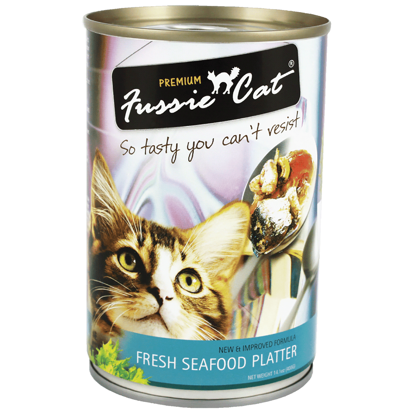 Fussie Cat Fresh Seafood Platter Cat Wet Food 400g X24 — Cats Garage