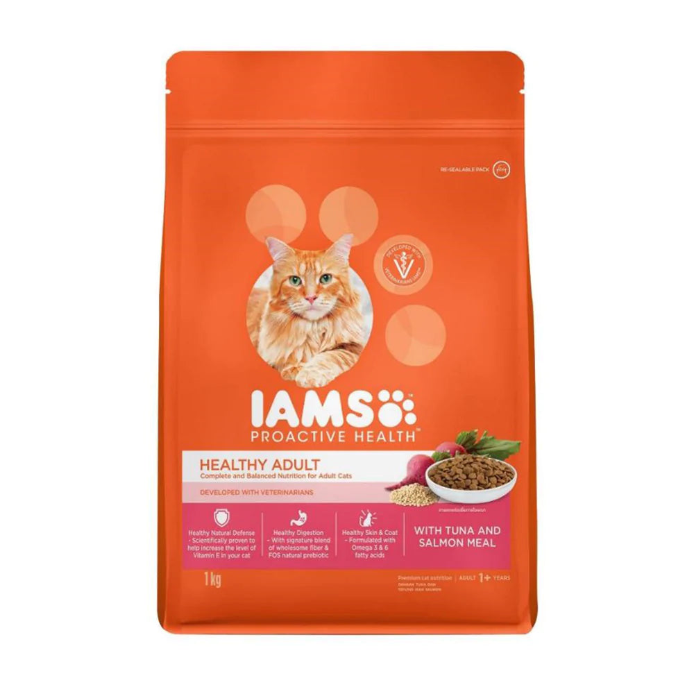 IAMS Cat Proactive Health Healthy Adult Tuna & Salmon (4 Sizes) — Cats ...