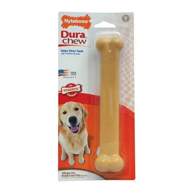 Nylabone Dura Chew Bone Peanut Butter Regular — Cats Garage