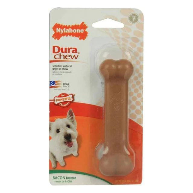 Nylabone Dura Chew Bone Bacon Regular — Cats Garage