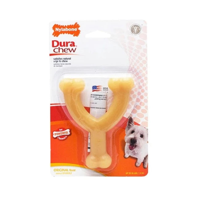 Nylabone Dura Chew Wishbone Original Regular — Cats Garage