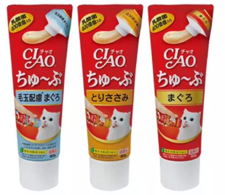 CIAO ChuRu Tube Grain-Free Liquid Cat Treat 80g — Cats Garage