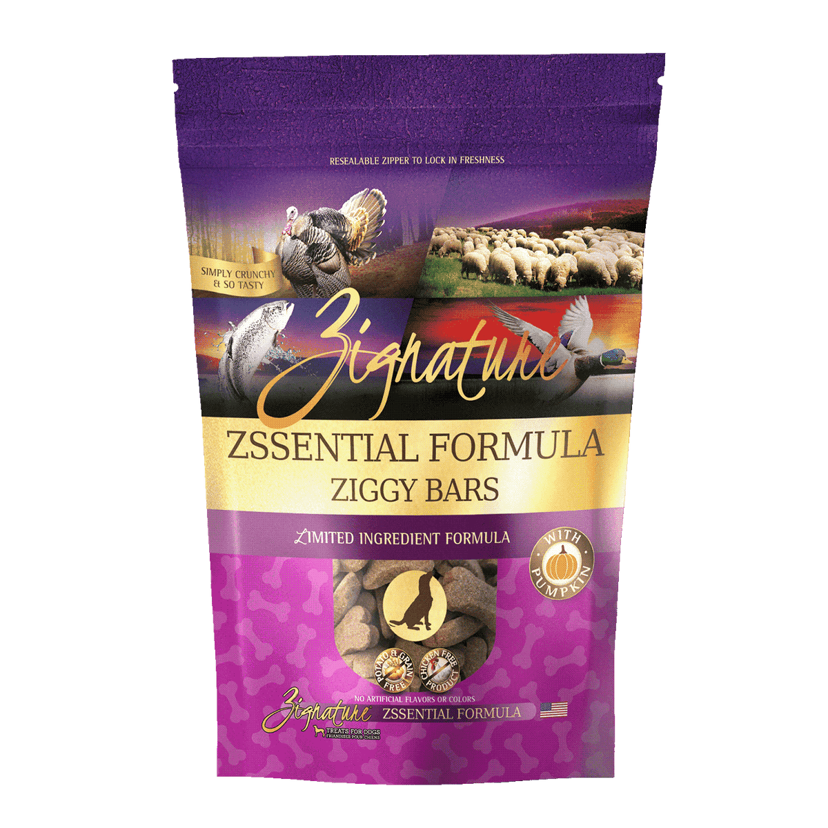 Zignature ZSsential Formula Ziggy Bars 340g — Cats Garage