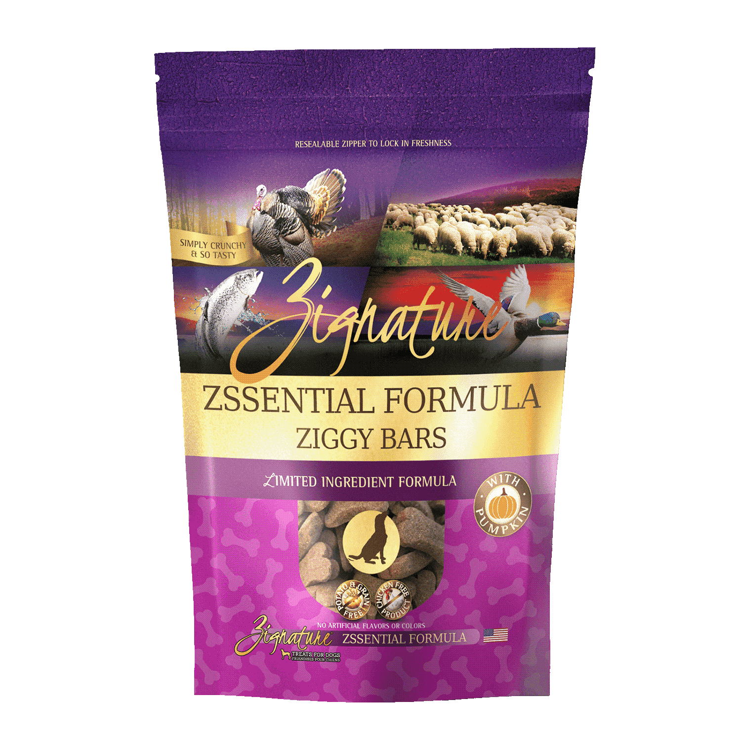 Zignature ZSsential Formula Ziggy Bars 340g — Cats Garage