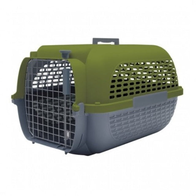 Dogit Voyageur Dog Carrier Khaki Charcoal Large — Cats Garage